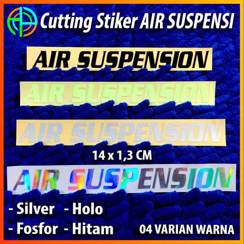 Jual Stiker Cutting AIR SUSPENSION Sticker Mobil stiker motor Helm ...