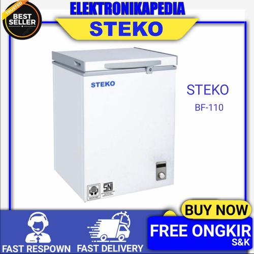 Jual CHEST FREEZER STEKO BF110 BF-110 100LITER FREEZER BOX LOW WATT ...