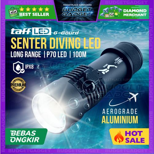 Jual TaffLED Senter LED Diving Flashlight Waterproof P70 / L2 - TR298 ...