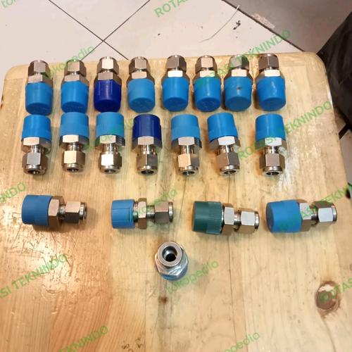 Jual Male Connector 6mm Tube x 1/8 NPT / Male Connector SS316 - Jakarta ...