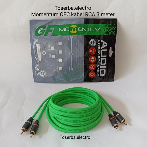 Jual Kabel Audio RCA 3m OFC Momentum GF Series 3 meter High Quality - Jakarta Barat - Toserba ...