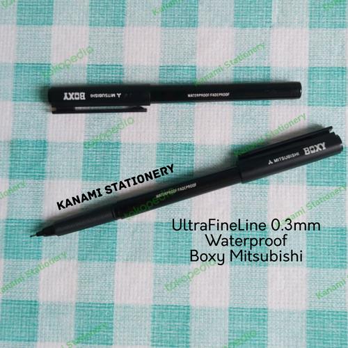 Jual Ballpen Boxy Pulpen Uniball Mitsubishi Waterproof.. - Jakarta ...
