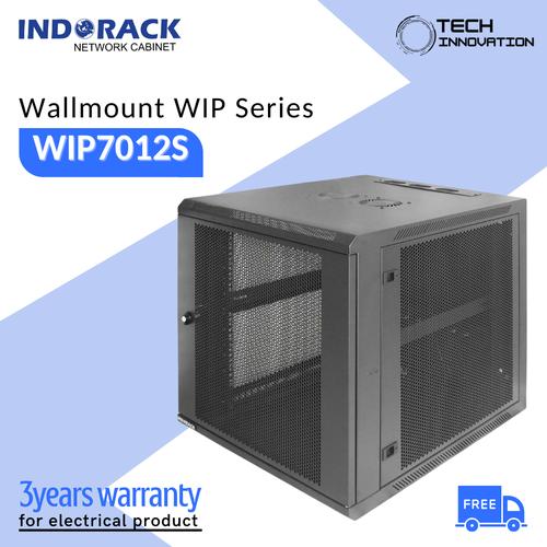 Jual INDORACK Wallmount Rack 12U Depth 700mm Rak Server Modem Wifi ...