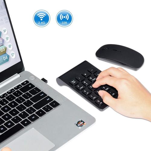 Jual Keyboard Wireles Number Pad Numerik Numpad Keypad Angka Nomer ...