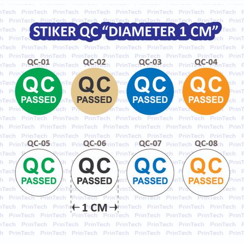 Jual Stiker Label Stiker QC Passed 1,1 cm - QC 03 - Biru - Jakarta ...