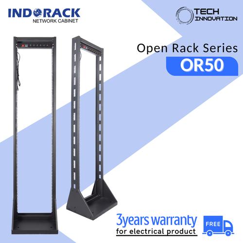 Jual INDORACK Open Rack 50U Rack Server Rak Switch Modem WIfi Network ...