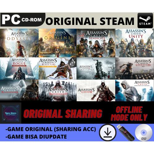 Jual Assassins Creed Series Collection Steam Sharing Original PC Game ...