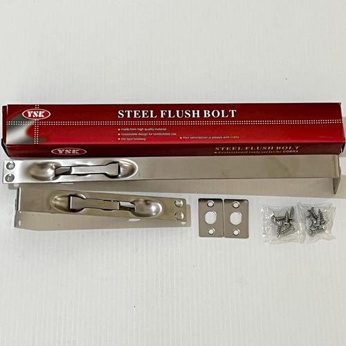 Jual [1SET] Grendel Tanam Besi Chrome Steel Flush Bolt YSK 6 + 12 Inch ...