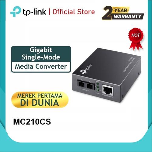 Jual Tp-link MC210CS Gigabit Single-Mode Media Converter - Kota Medan ...