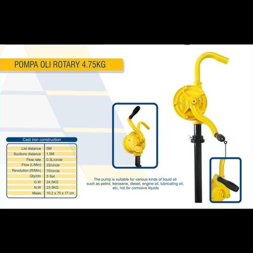 Jual ARMADA POMPA OLI MANUAL BESI WARNA KUNING INLET 1 INCH - Kota ...