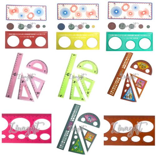 Jual PENGGARIS ROTARY BUNGA PATTERN - RULER DESIGN / SPIROGRAPH ...