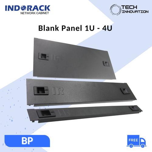 Jual INDORACK Blank Panel 1U / 2U / 4U Plat Penutup Celah Rak Rack ...