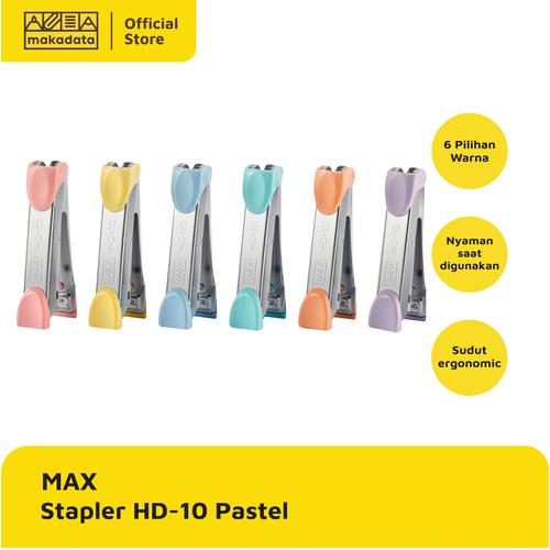 Jual JEPRETAN | STEPLER | STAPLER MAX HD-10 PASTEL (1 PCS) MURAH ...