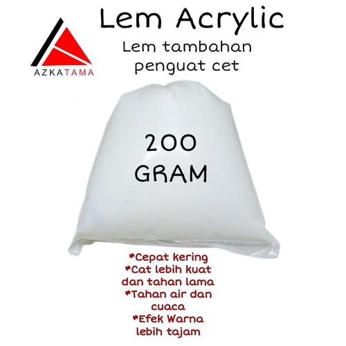 Jual lem acrylic azkatama paint penguat cat tembok 200 Gram - Kab ...