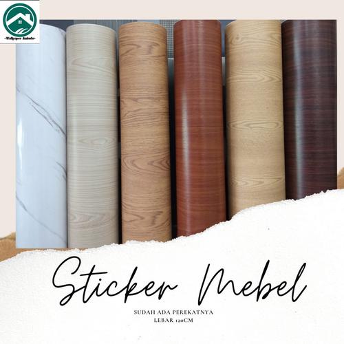 Jual Siker PVC Motif Kayu Interior Film Pelapis Furniture Stiker HPL ...