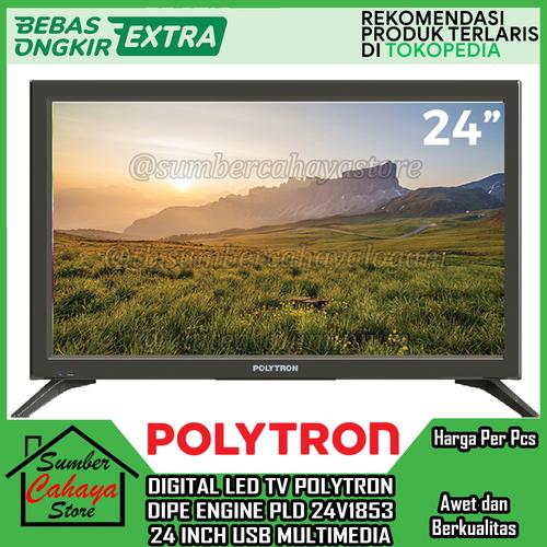 Jual Polytron 24 Inch LED TV PLD24V1853 DIGITAL TIPI HD POLITRON TIVI ...