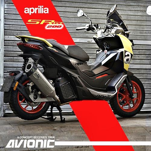 Jual APRILIA SR GT 200 Knalpot Avionic Exhaust ADVENTURE(SO) SRGT SR ...