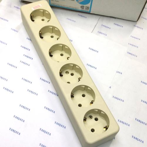 Jual stop kontak uticon 6 lobang - Jakarta Pusat - yanjaya | Tokopedia