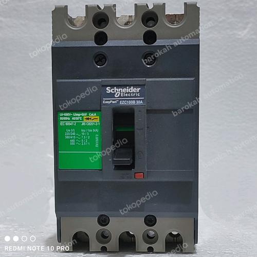 Jual Schneider MCCB 3P 30A EASYPACT BREAKER EZC100B3030 - Kab. Serang ...