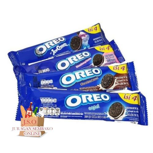 Jual OREO BISKUIT SANDWICH 28GR SNACK JAJANAN ANAK MURAH ALL VARIAN ...