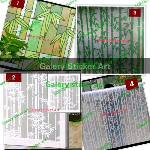 Jual stiker kaca motif bambu - Jakarta Timur - Galery Stiker Art ...