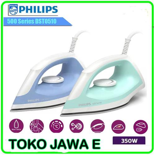 Jual BIG PROMOO Setrika Philips DST0510 Low Watt 3x Lebih Cepat Panas ...
