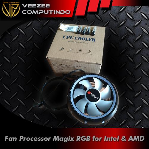 Jual Magix HSF Cooler RGB / Fan Processor Cooling 12" new for Intel AMD ...