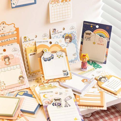 Jual STICKY NOTE BERBAGAI MACAM MOTIF / NOTEPAD MOTIF LUCU - ACC-100 ...