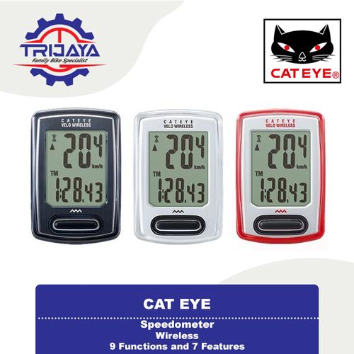 Jual Cateye Velo Wireless Speedometer Sepeda CC-VT230W - Red - Kota ...