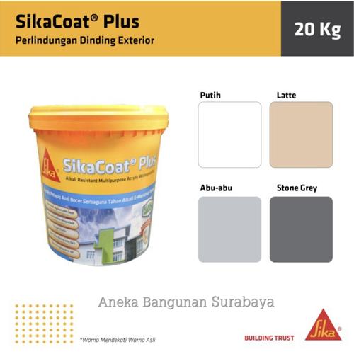 Jual SikaCoat Plus 20kg pail Sika Coat pelapis tembok dinding atap ...