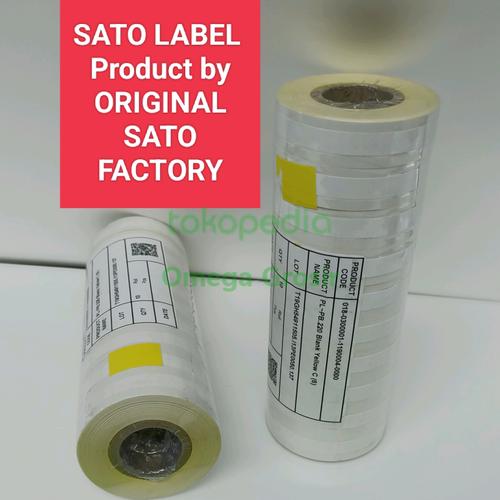 Jual KERTAS LABEL ASLI SATO PB2-230 / PB 220 ORIGINAL BY SATO FACTORY ...
