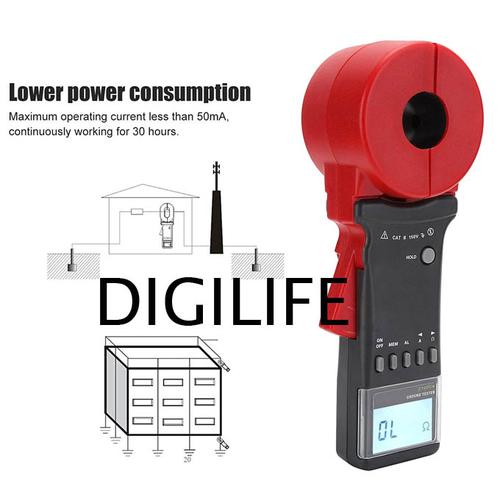 Jual Clamp Earth Resistance Tester ETCR2100C+ Ground Meter Loop Ammeter ...