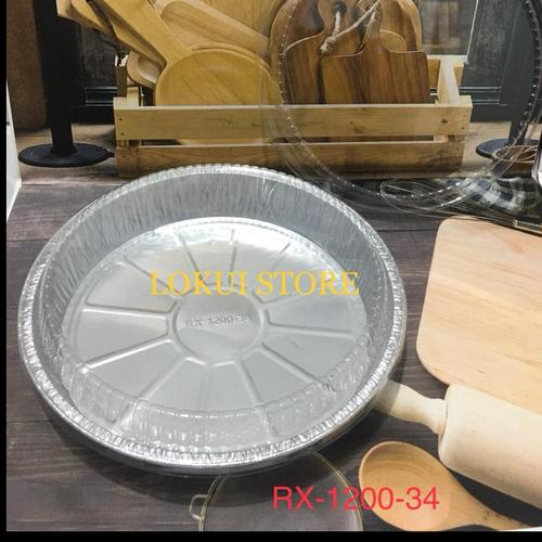 Jual Wadah Aluminium foil tray RX 1200-34 tanpa tutup dan tutup - RX ...
