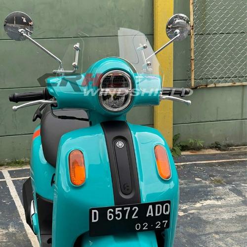 Promo paket visor dan spion retro tangkai panjang FAZZIO 125 visor mini ...