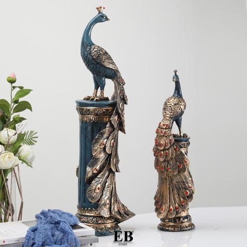 Jual Pajangan Burung Merak / Standing Peacock Decoration EB Home 661/1 ...