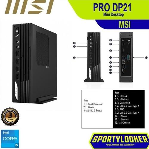 Jual Mini PC MSI Pro Dp21 i5 12400/8/Ssd256/Win11 - Mini PC Intel i5 12400 - Jakarta Pusat ...