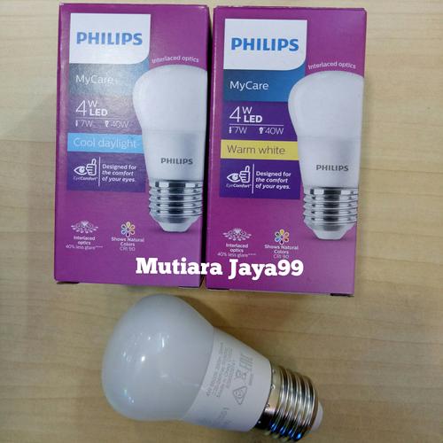 Jual Lampu bohlam LED Bulb philips 4w 4 watt body kecil - Putih ...