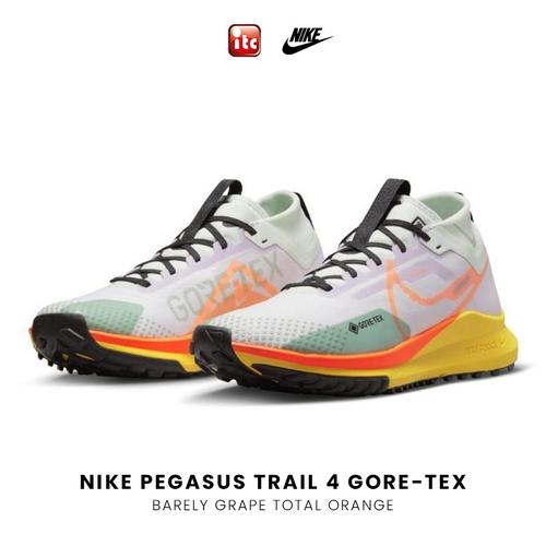 Promo Nike Pegasus Trail 4 GoreTex Barely Grape Total Orange 100% ...