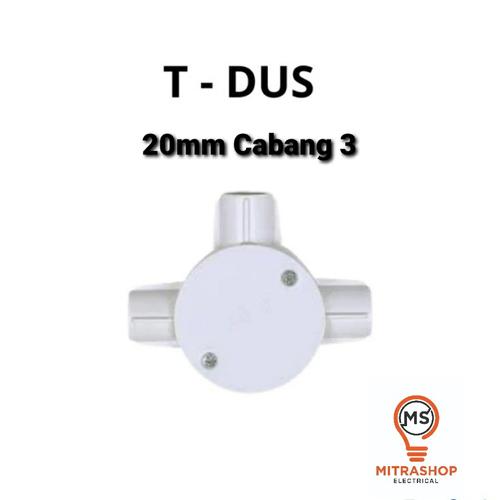 Jual T dus t dus tedus cabang 3 putih pipa 20mm murah - Kota Tangerang ...