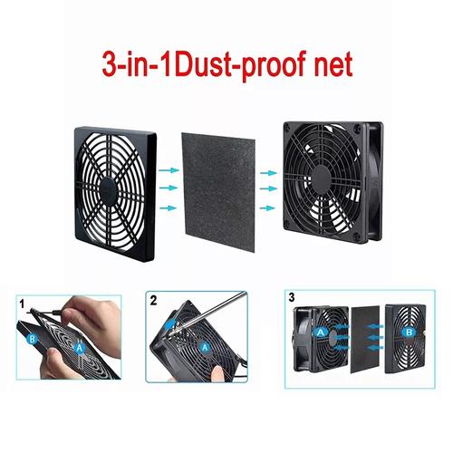 Jual Dust Filter Fan kipas mesh 8cm 9cm 12cm 4cm 6cm Pelindung cover ...