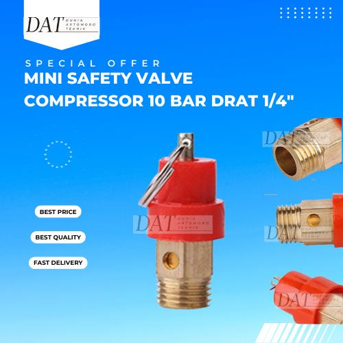 Jual Safety Valve Compressor / Mini Safety Valve Drat 1/4 Inch 10 Bar ...