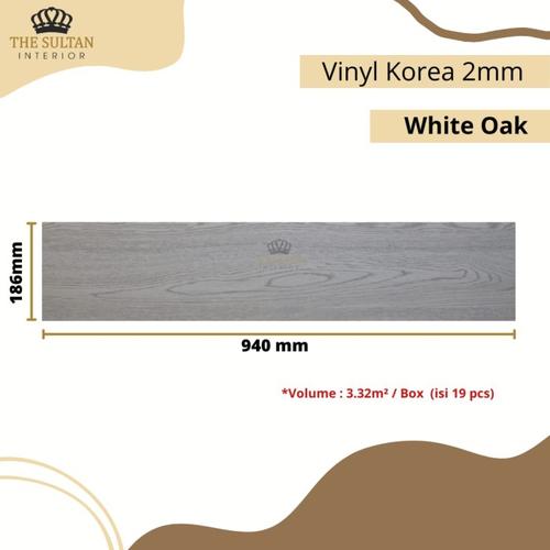 Jual Lantai Vinyl Korea Daedong 2mm Lantai Kayu Part 2 - White Oak, Box ...