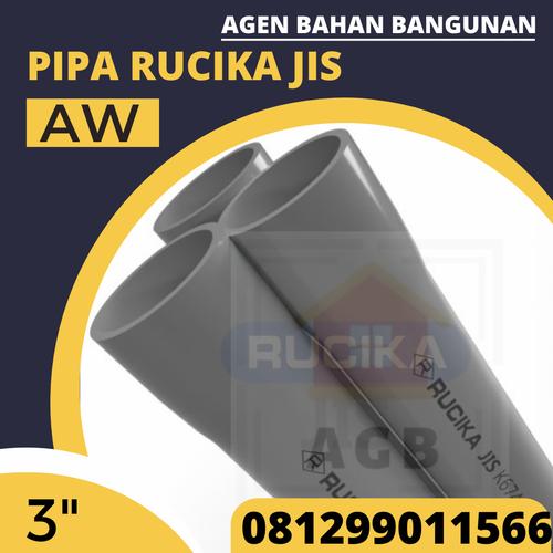 Jual Pipa PVC Rucika JIS / Rucika Warna Abu AW 3" (Grosir) - Jakarta ...