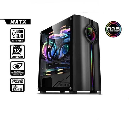 Jual Casing PC Gaming Tron Holo 3 RGB Armaggeddon Case Matx Micro ATX ...