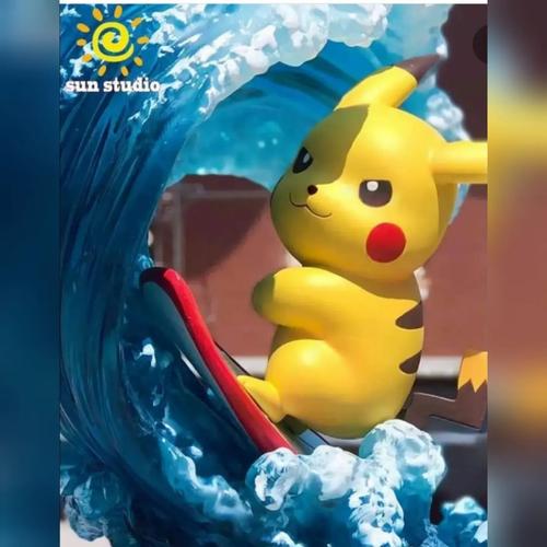 Jual PIKACHU SURFING BY SUN STUDIO (PREORDER) RESIN STATUE POKEMON ...