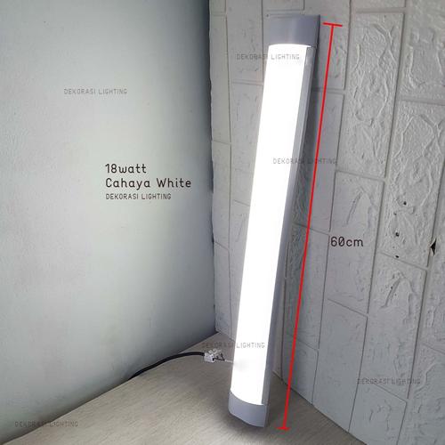 Jual Kap lampu led panjang outbow tube neon led 18w ganti t5 t4 t8 ...