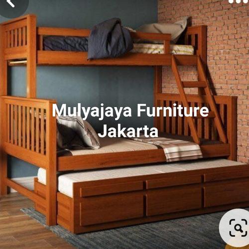 Jual BUNK BED ANAK ATAU DEWASA KAYU JATI - 120/160 - Jakarta Timur ...