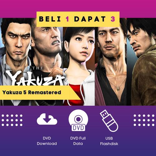 Jual Yakuza 5 Remastered | Game PC Original - DVD-DL 32GB - Jakarta Timur - OneLine Game PC ...