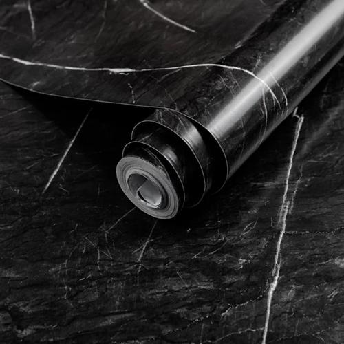 Jual Walpaper Dinding Motif Marmer Marble Hitam Mewah Elegan Premium ...