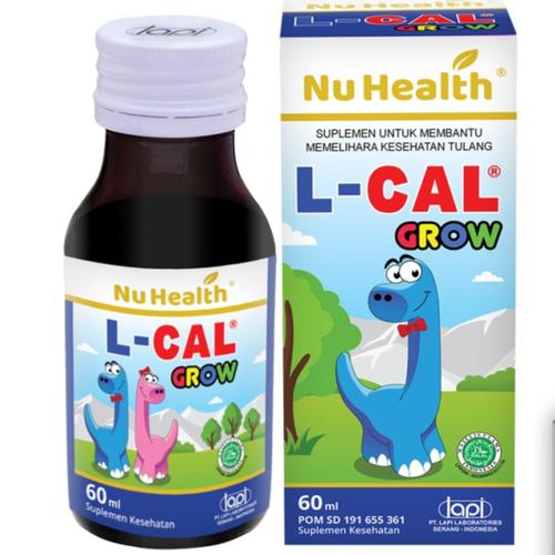 Jual Nu Health L-Cal Grow Vitamin Peninggi - L Cal Grow Syrup Calsium ...